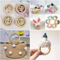 China Wooden Rings for Crafts, Macrame Rings, Wood Teething Ring for sale