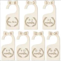China Nursery Decor Adorable Hanging Baby Closet Organizers and Wood Closet Dividers for sale