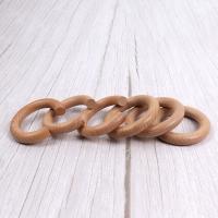 China Beech wooden baby teether Ring-Custom wood ring for sale