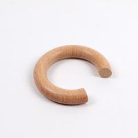 China Beech wooden baby teether Ring-Custom wood ring for sale