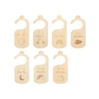 China Wooden Baby Cloth Divider Card Milestone Closet Partition Board for sale