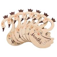 China Wooden Baby Cloth Divider Card Milestone Closet Partition Board for sale