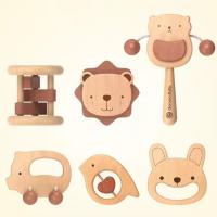 China Montessori Beech Eco Friendly Intellectual Hearing Toy Baby Cartoon Early Educational Toy for sale