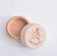 China Tooth Fairy Box Wooden Box Souvenir Dropped Tooth Keepsake Storage Box Gift for Boy or Girl for sale