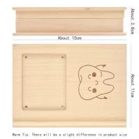 China wooden Book shaped tooth box ,baby teeth case for birthday gift for sale