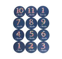 China Colored Custom Baby monthly discs -High Quality Smooth surface  and water proof 5mm thickness Ply wood card discs for sale