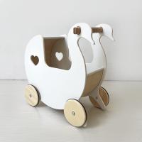 China 3 In 1 Customizable Montessori Toy White Wooden Push Walker Toy 0 To 3 Years for sale