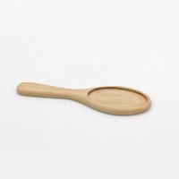 China Smooth Wooden Handle Paddle Cushion Hair Brush for sale