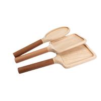 China Ecol-friendly massage wooden comb handle  for Cozy Comb Massage Head Meridian Hair Comb handle for sale