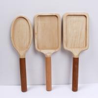 China Ecol-friendly massage wooden comb handle  for Cozy Comb Massage Head Meridian Hair Comb handle for sale