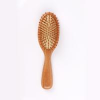 China Wooden Paddle Brush,Natural Beech wooden Handle Hair  Brush -wooden massage comb for sale