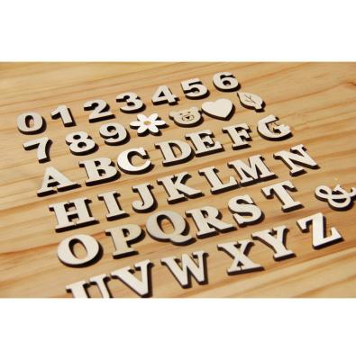 China Wooden Craft Letters - Natural Wood Alphabet Capital Letters - Cutout Wooden Letters for Home Decor and Kids Learning for sale