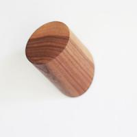 China Natural Wooden Wall Hooks for Coats Hats Towels 2-Pack for sale