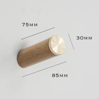China Natural Wood Wall Hooks Set of 4 for Clothing Modern Style for sale