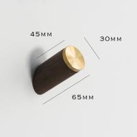 China Natural Wood Wall Hooks Set of 4 for Clothing Modern Style for sale