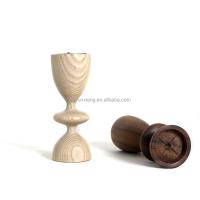 China High quality Personalized Ash Wooden Candle Holder for Rustic Wedding Party Birthday Holiday for sale