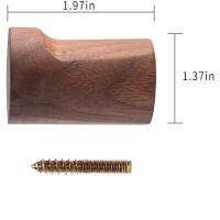 China Beech Wood Coat Hook 4-Pack Wall Mounted Modern Design for sale