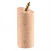 China Beech Wood Coat Hook 4-Pack Wall Mounted Modern Design for sale