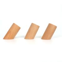 China Beech Wood Coat Hook 4-Pack Wall Mounted Modern Design for sale