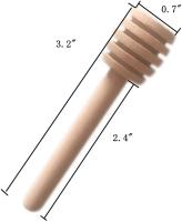 China wooden Honey Dipper Stick Mini Wooden Dispensing Collecting Kitchen Dining (3 inch) for sale