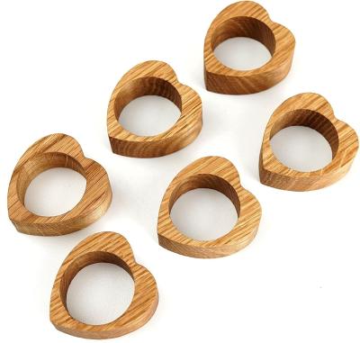 China Handmade Wood Napkin Ring for sale