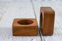 China Handmade Wood Napkin Ring for sale