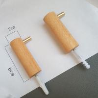 China Modern Wooden Coat Hook with Brass Stick - Sapele Walnut Beech for sale