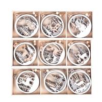 China Factory Supply Christmas Tree Hanging Ornaments Christmas Decoration Ornament With Snowflake Christmas tree ornament for sale