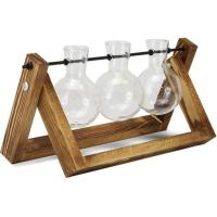 China Wooden Trio Vase Holder for Home Decoration for sale