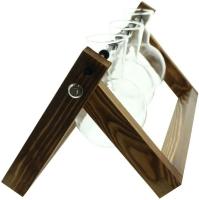 China Wooden Trio Vase Holder for Home Decoration for sale
