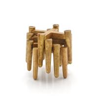 China Retro Rubber wooden plant stand -Hight quality wooden planter for sale