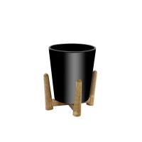 China Retro Rubber wooden plant stand -Hight quality wooden planter for sale