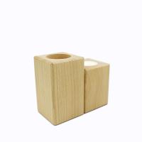 China Beech wooden candle stand  wooden candle holders wooden candle sticks for sale