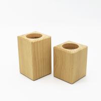 China Beech wooden candle stand  wooden candle holders wooden candle sticks for sale