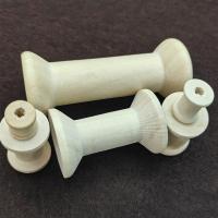 China Wooden spools custom natural wood spool wooden kite line spool for sale
