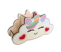 China Wooden Unicorn Pencil Holder pencil box crayon box home office & Pencil Stand Or Desk make-up Organizer for  Stationery for sale