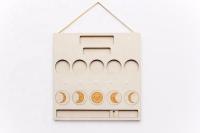 China Weather Wooden Calendar Waldorf Learning  Homeschooling Daily Calendar Chart for sale