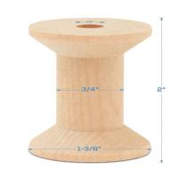China Cheap Empty Wooden Spool Mini Wooden Spool Wooden Thread Spool for sale