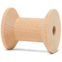 China Cheap Empty Wooden Spool Mini Wooden Spool Wooden Thread Spool for sale