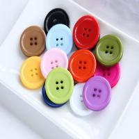 China Wholesale Custom Colorful 4 holes Wooden Round Buttons For Clothing  Shirt for sale