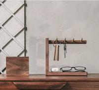 China Creative decoration solid wood key holder Key Plate Perfume Tray valet tray Jewelry Dishes Wood Watch Organizer Storage Tray for sale