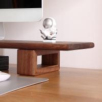 China walnut Laptop Monitor Stand Riser -  Wooden Desktop  Shelf for Computer Laptop Printer TV Cellphone Stand for sale