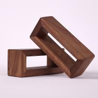 China walnut Laptop Monitor Stand Riser -  Wooden Desktop  Shelf for Computer Laptop Printer TV Cellphone Stand for sale