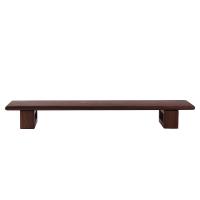 China walnut Laptop Monitor Stand Riser -  Wooden Desktop  Shelf for Computer Laptop Printer TV Cellphone Stand for sale