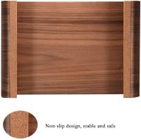 China High Quality Portable Bent Wood Laptop Holder Computer Desk Wooden Monitor Stand For Home Office for sale