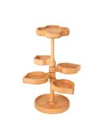 China Original Handmade Solid Wood Jewelry Stand Jewelry Watch Storage Wooden Shelf Tray Display Jewelry Storage Holiday Gifts for sale