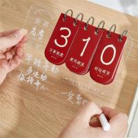 China Customize Wooden Table Lamp Base Acrylic Reminder card decoration memo Luminescent note board for sale