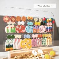 China Personalized Jewelry DisplayJewelry Stand Girls Room Decor Earring Holder Acrylic Jewelry Stand Jewelry Organizer Earring for sale