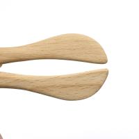 China Wholesale Mini Wooden DIY Skincare Mask Spoon Cosmetic Face  Mask Brush Wooden Bamboo Handle And Spatula for sale