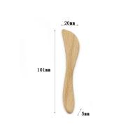 China Wholesale Mini Wooden DIY Skincare Mask Spoon Cosmetic Face  Mask Brush Wooden Bamboo Handle And Spatula for sale